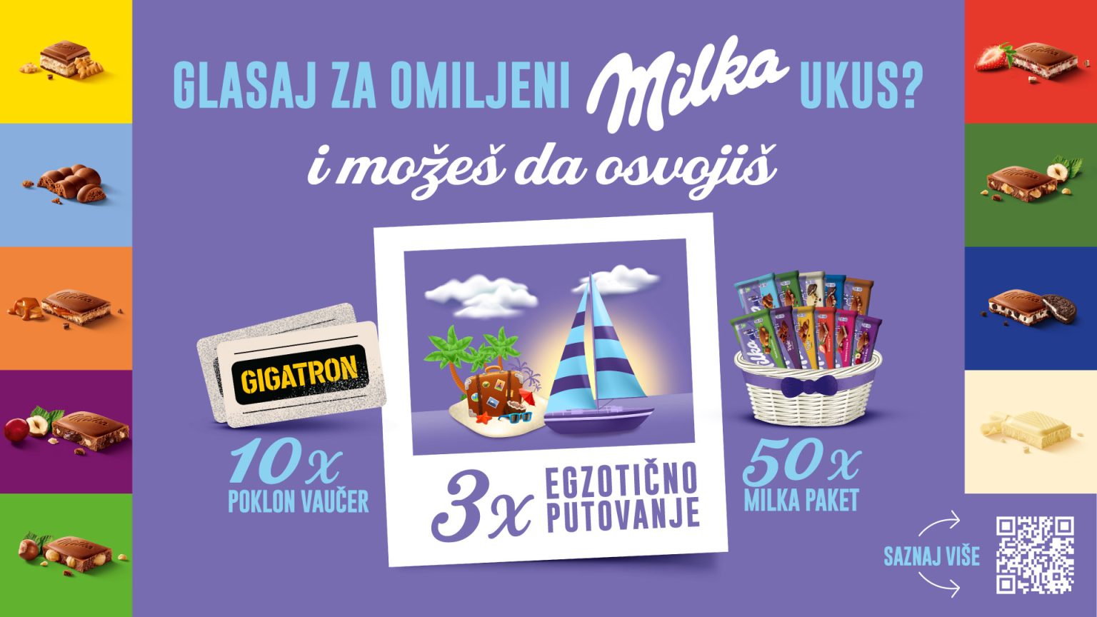 Milka pokreće veliku nagradnu igru: Omiljeni Milka ukus do 23. oktobra ...