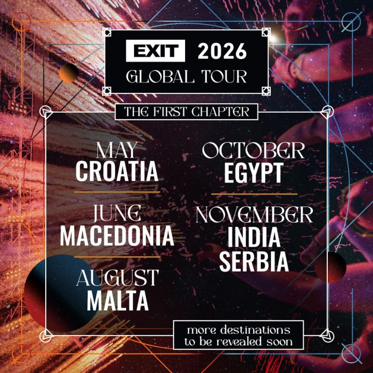 EXIT najavio Svetsku turneju: Egipat, Indija, Malta, Hrvatska ...