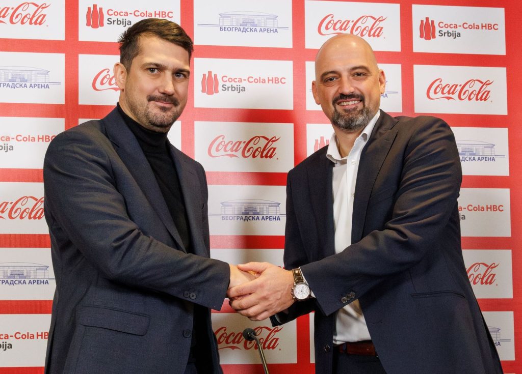 Coca-Cola je zlatni partner Beogradske arene - Magazin Biznis